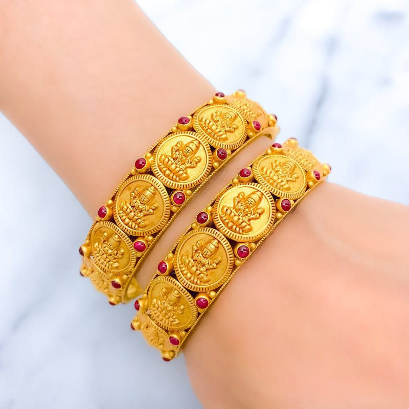 Royal Lakshmi Coin Bangles - Storelize